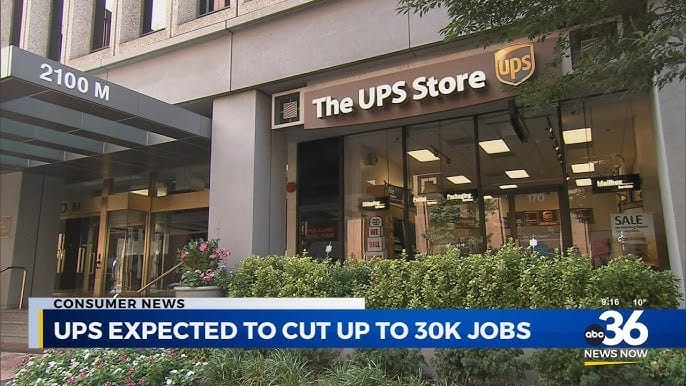 UPS Plans Up To 30,000 Job Cuts As It Reshapes Its Logistics Network In ...